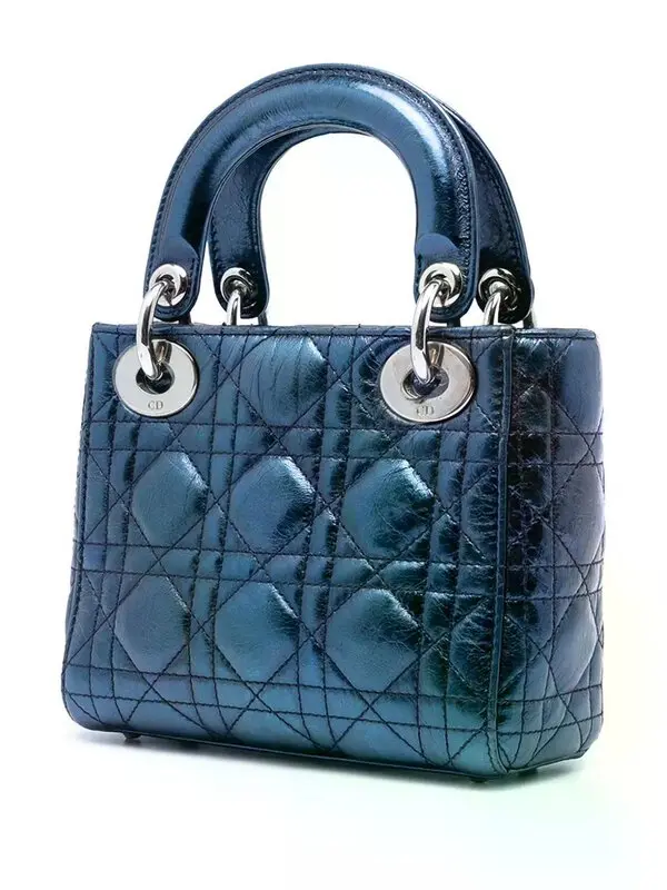 Dior Mini Lady Satchel - Blue