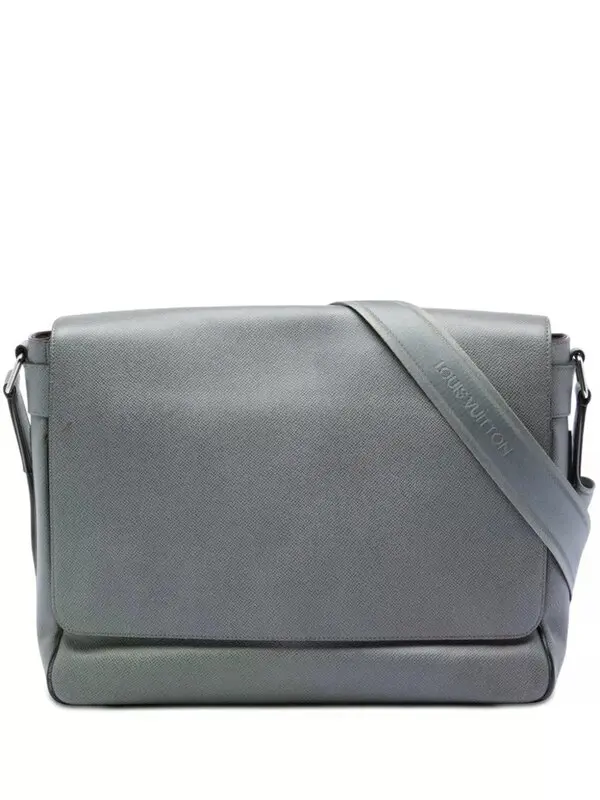 LOUIS VUITTON Taiga Roman Gm Crossbody Bag - Grey