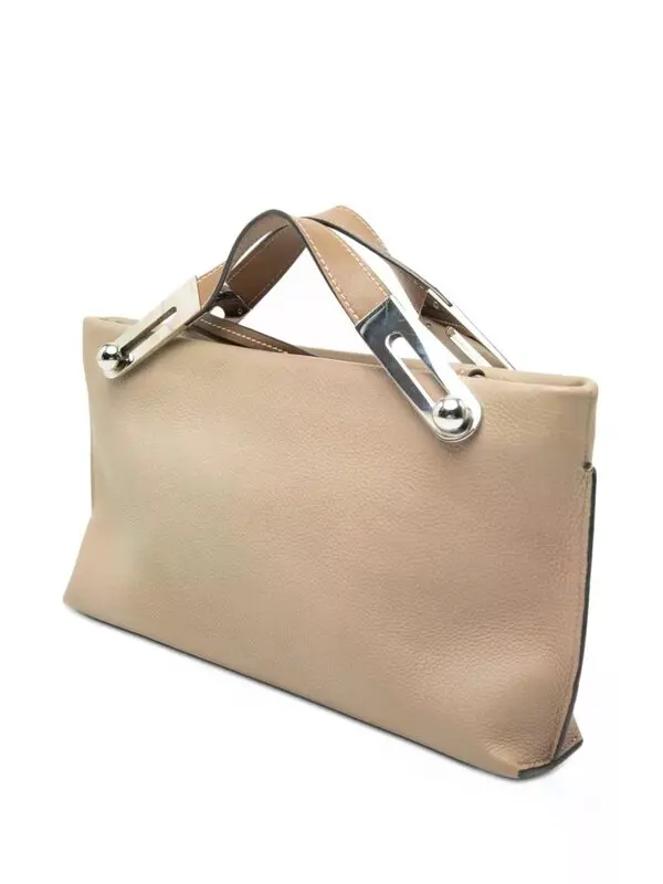 Loewe Grained Calfskin Missy Satchel - Neutrals
