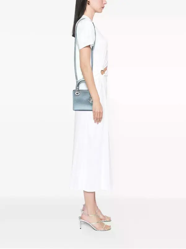 Dior Mini Lady Satchel - Blue