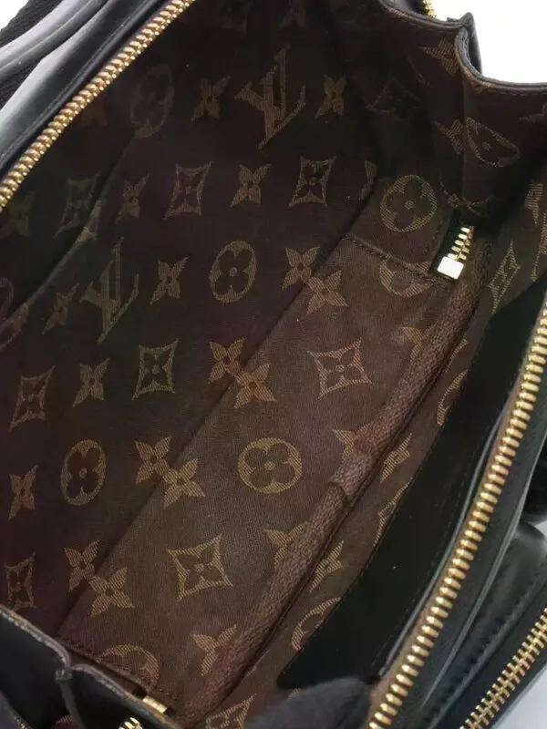 LOUIS VUITTON Monogram Empreinte Utility Satchel - Black