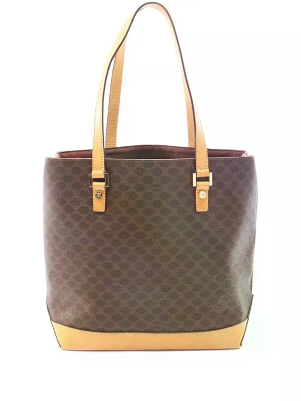 Celine Macadam Coated Canvas Tote Bag