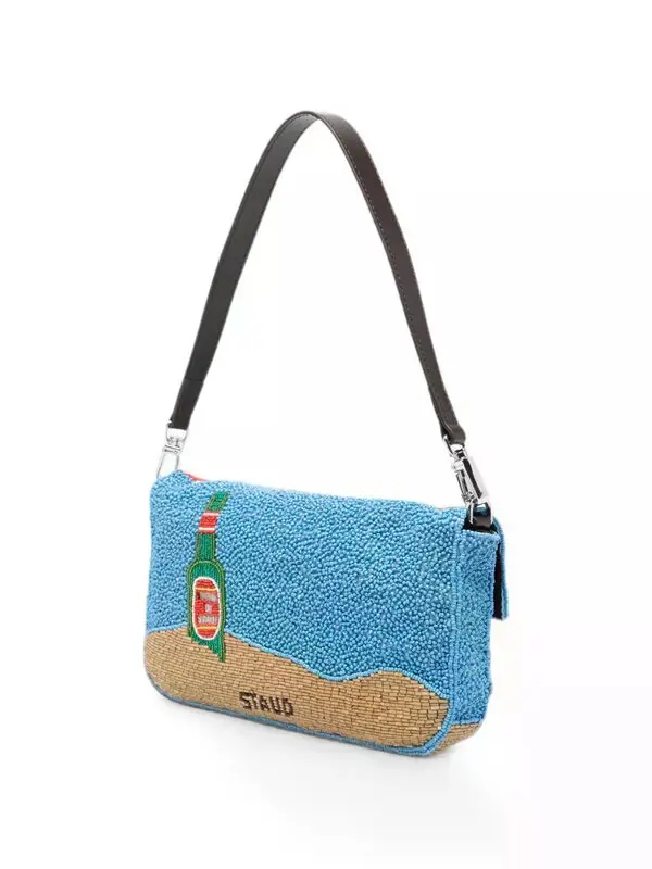 Staud Tommy Bead-embellished Shoulder Bag