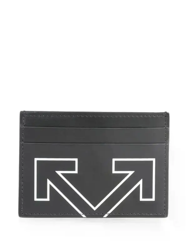 Off-White Heritage Logo-print Card Holder - Grey