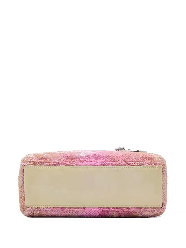 Dior Lady Mini Sequined Patent Leather Satchel
