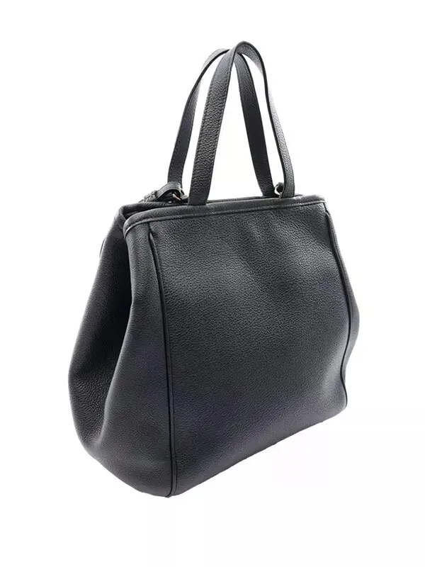 Celine Leather Foldable Tote Satchel