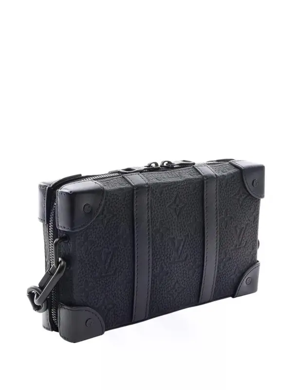 LOUIS VUITTON 2021 Monogram Taurillon Soft Trunk Wallet Crossbody Bag