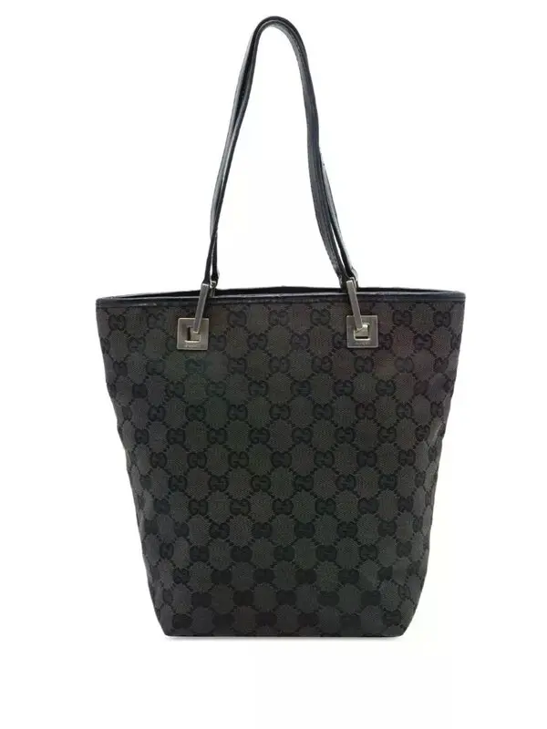 Gucci Gg Canvas Tote Bag - Brown