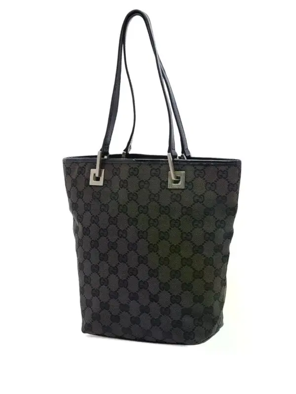 Gucci Gg Canvas Tote Bag - Brown