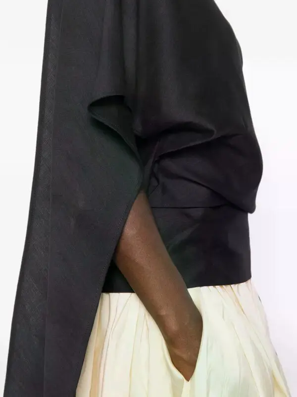 RÓHE One-shoulder Scarf Detail Top