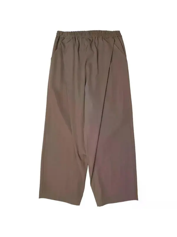 YOSHIOKUBO Pleated Wide-leg Trousers
