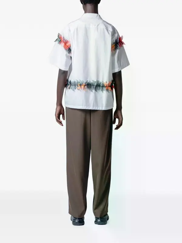 YOSHIOKUBO Pleated Wide-leg Trousers