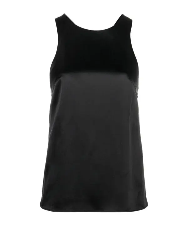 LOULOU STUDIO Estor Sleeveless Top - Black