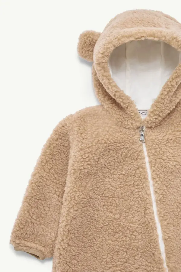 Moncler Teddy Hooded Baby Grow