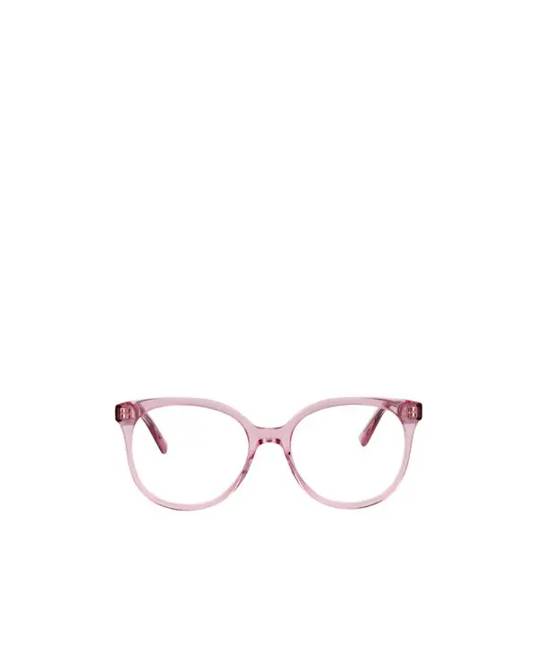 Alexander McQueen Round Frame Glasses - Pink