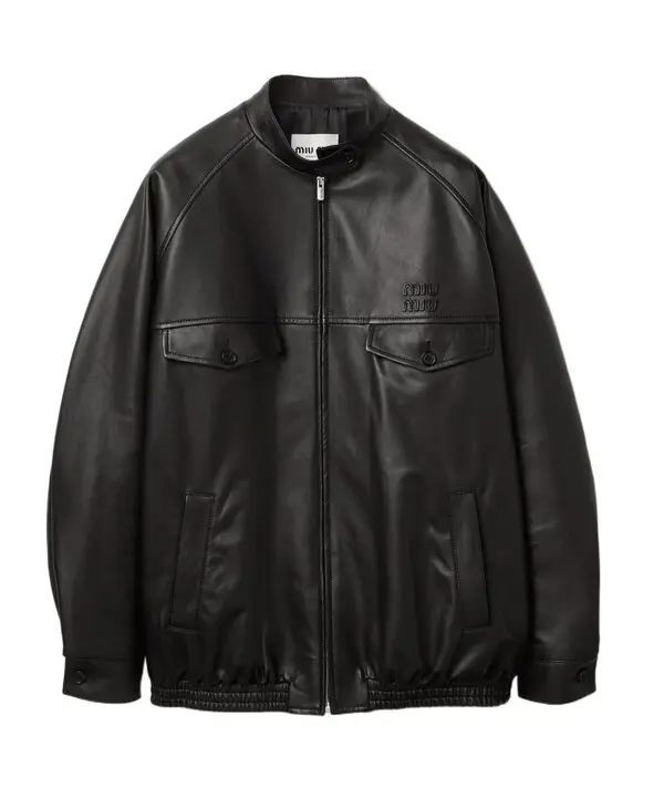 Miu Miu Nappa Leather Jacket