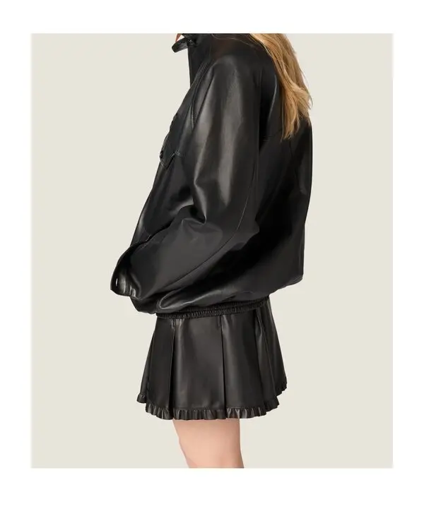 Miu Miu Nappa Leather Jacket