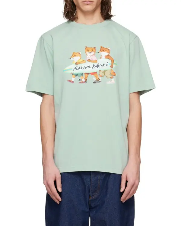 Maison Kitsuné Surfing Foxes Comfort T-shirt