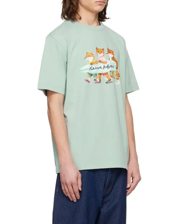 Maison Kitsuné Surfing Foxes Comfort T-shirt