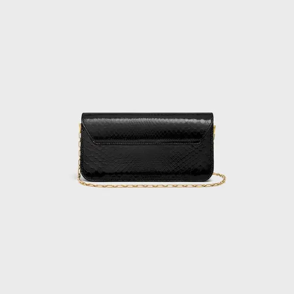 Celine Small Chain Triomphe In Python