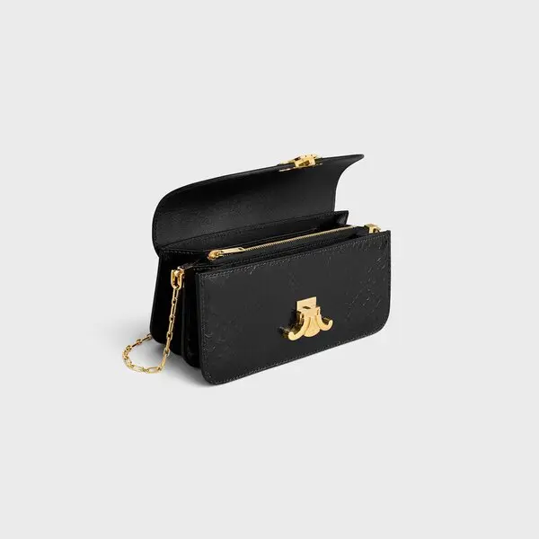 Celine Small Chain Triomphe In Python