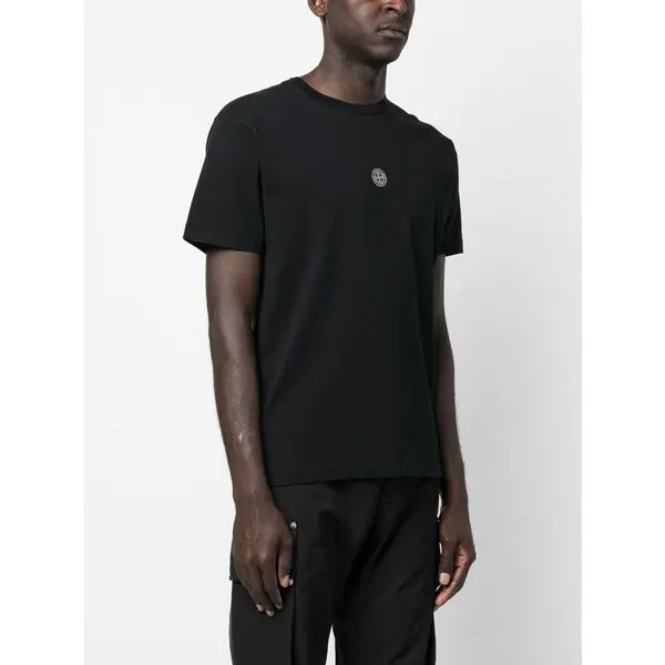 Stone Island Logo-print Cotton T-shirt