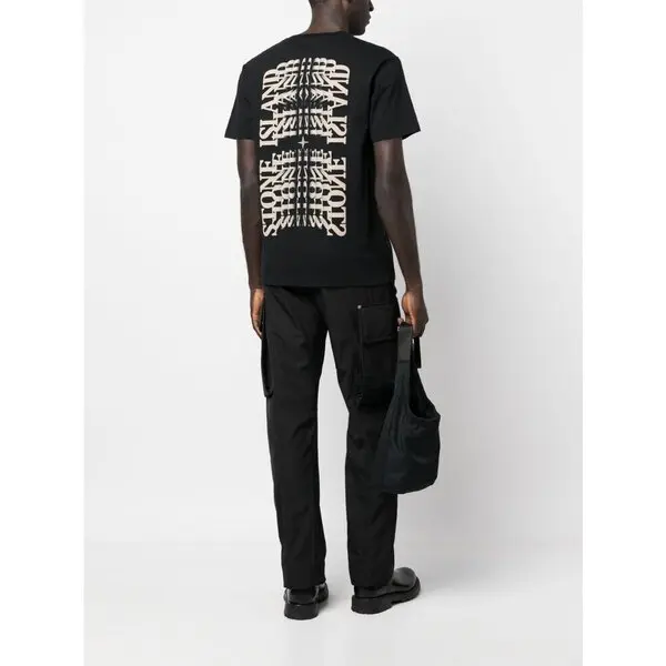 Stone Island Logo-print Cotton T-shirt