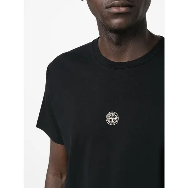 Stone Island Logo-print Cotton T-shirt