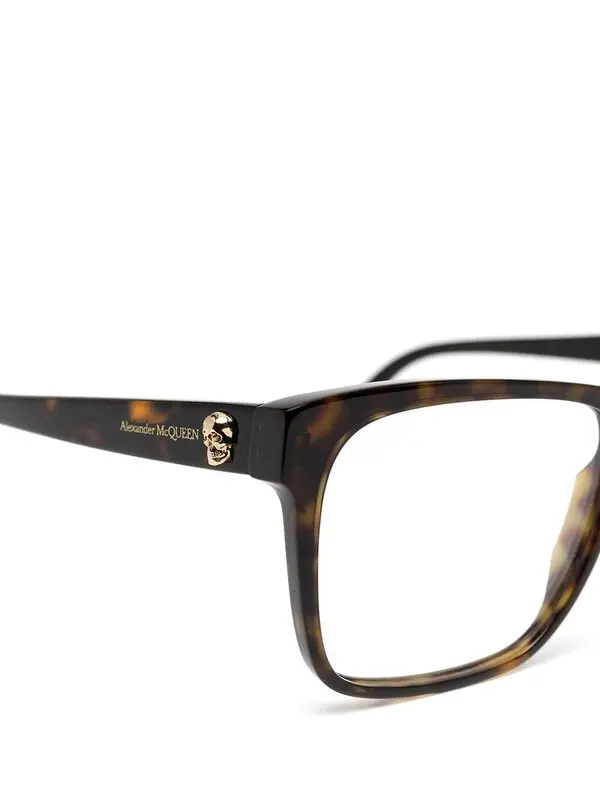 Alexander McQueen Square Frame Glasses