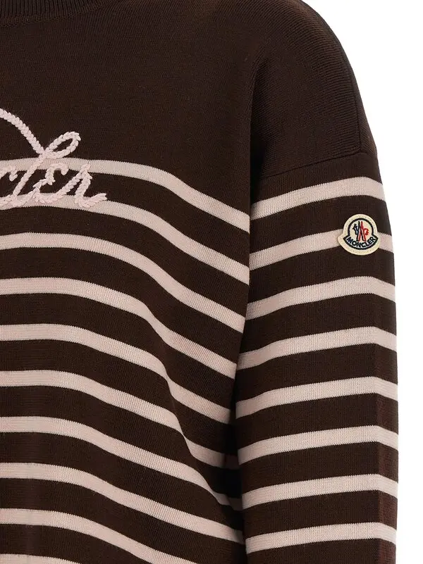 Moncler Striped Crewneck Jumper
