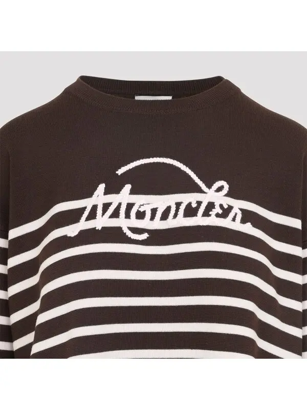 Moncler Striped Crewneck Jumper