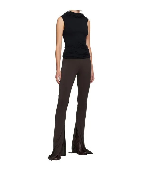 Rick Owens Concordians Lola Pleated Design Top - Black