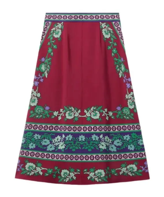 La DoubleJ Santa Monica Floral Maxi Skirt