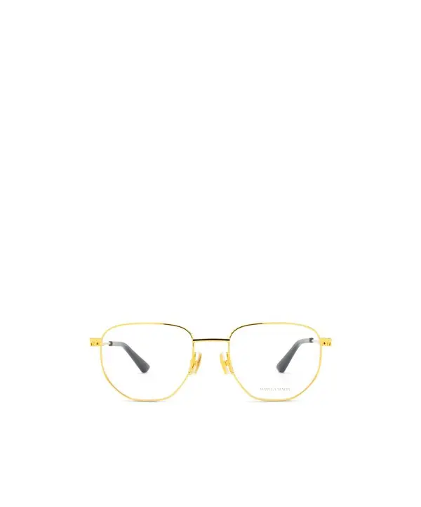 Bottega Veneta Panthos Frame Eyeglasses - Gold