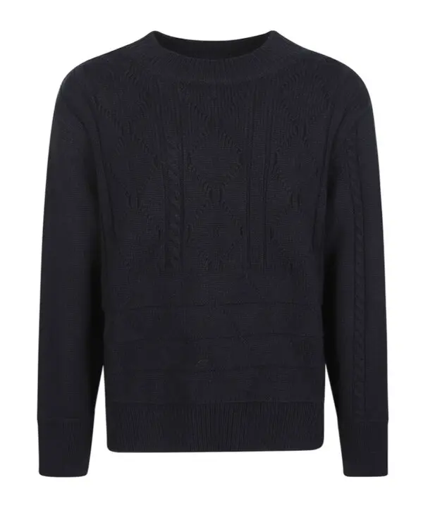 NAMACHEKO Crew Neck Sweater - Black