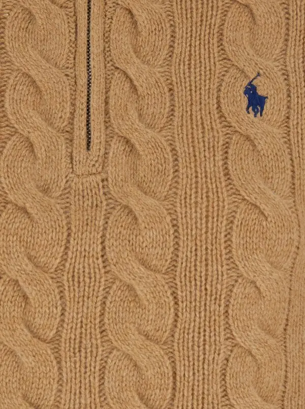 Polo Ralph Lauren Cable Knit Quarter Zip Jumper