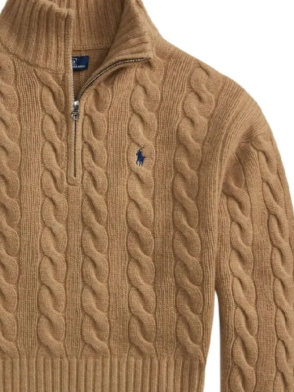 Polo Ralph Lauren Cable Knit Quarter Zip Jumper