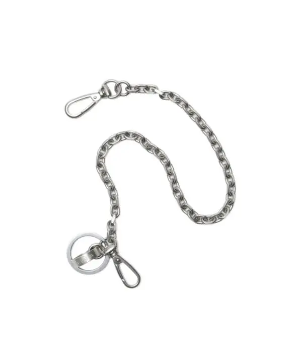 MAISON MARGIELA Numeric Signature Engraved Bag Chain - Silver