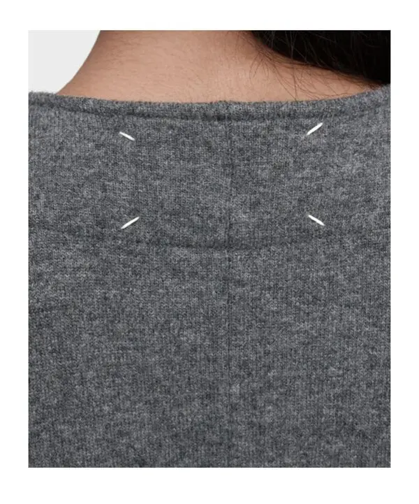 MAISON MARGIELA Wrap V-neck Cardigan - Gray