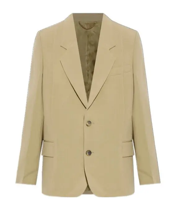 Victoria Beckham Double Vent Single-breasted Blazer