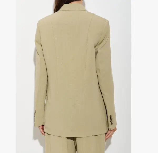 Victoria Beckham Double Vent Single-breasted Blazer