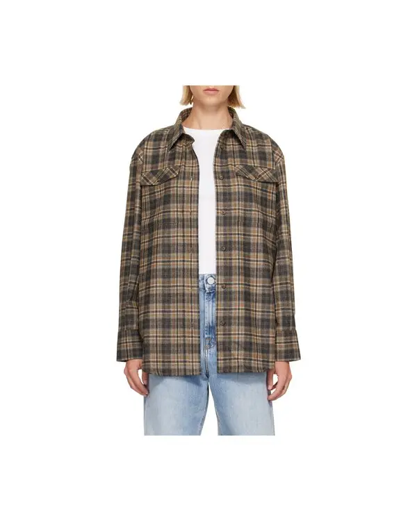 RÓHE Oversized Check Shirt