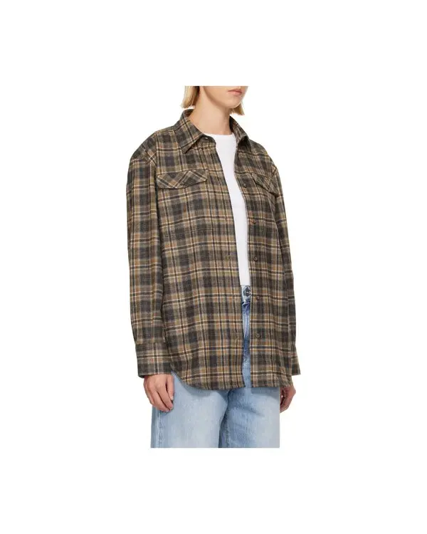 RÓHE Oversized Check Shirt