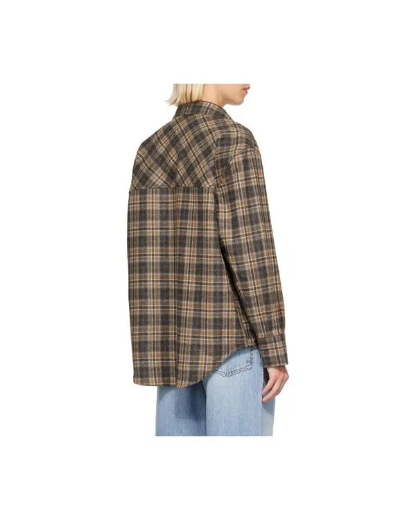 RÓHE Oversized Check Shirt