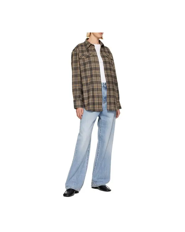 RÓHE Oversized Check Shirt