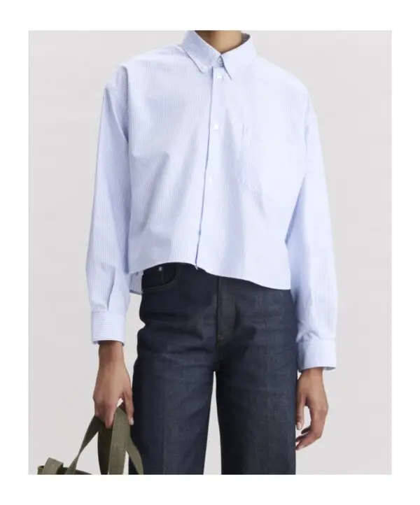 A.p.c. Sophia Button-down Shirt - Blue