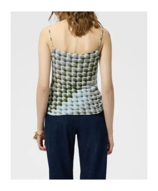 Missoni Geometric-pattern Spaghetti-strap Top