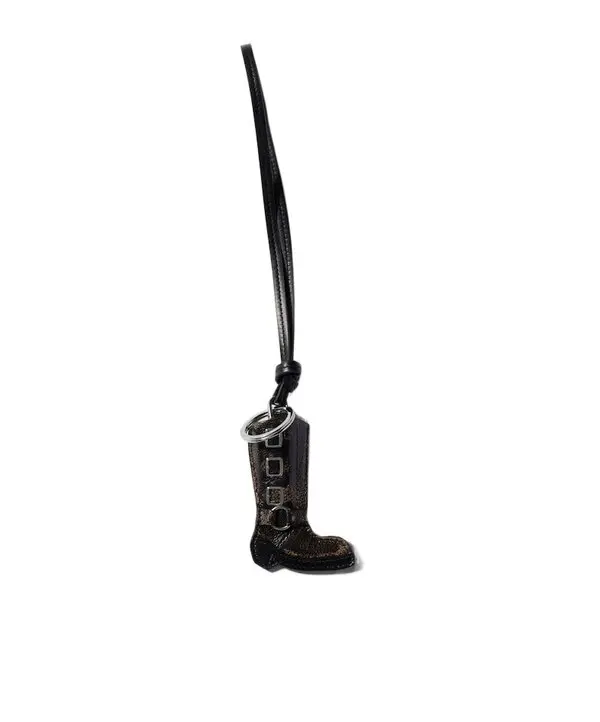 Miu Miu Leather Boot Key Ring