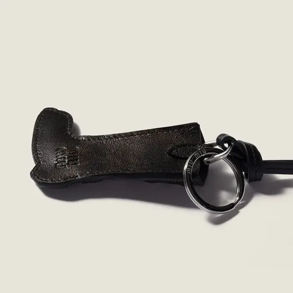 Miu Miu Leather Boot Key Ring