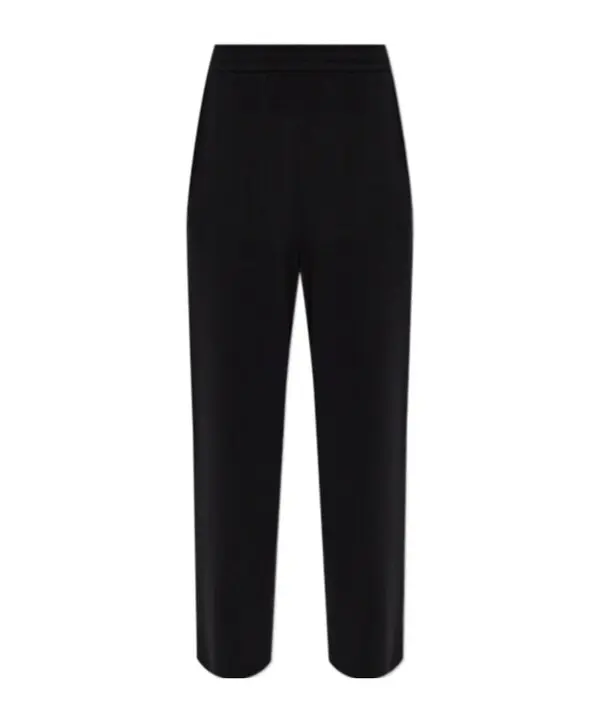 LANVIN Elastic Waist Casual Pants - Black